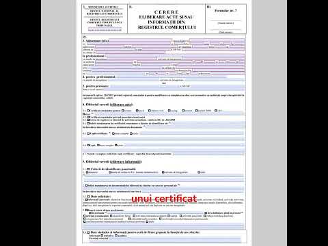 ⚡ Certificat Constatator Extins Online Registrul Comertului ONRC 📒