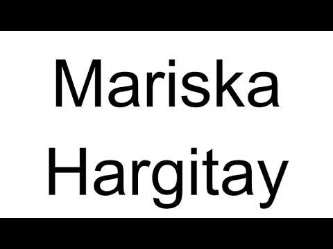How to Pronounce Mariska Hargitay