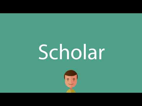 Scholar pronunciation