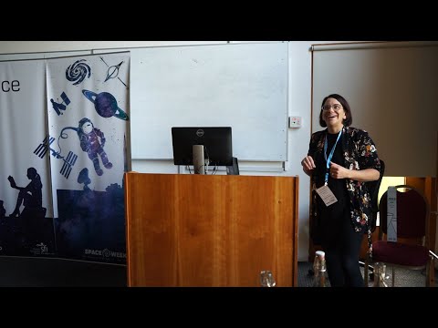 Rebecca Barnes at ESERO Ireland Earth and Space Conference for Junior Cycle Science Teachers at CIT