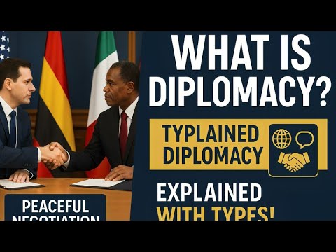 What is Diplomacy | Types of Diplomacy | Political Science