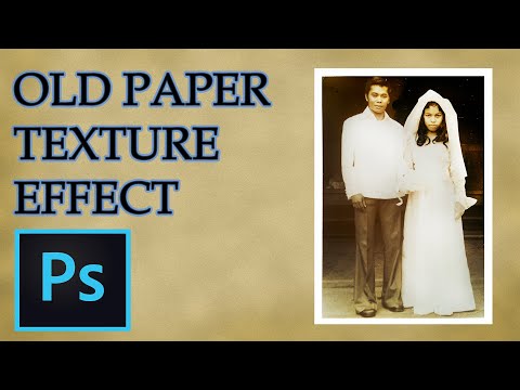 Old Paper Texture Effect | Photoshop Tutorial