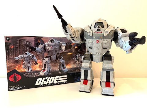 It's HUGE!! Cobra S.N.A.K.E BATTLE SUIT Unboxing | GI Joe Classified