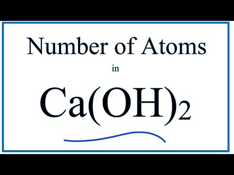 Number of Atoms in Ca(OH)2