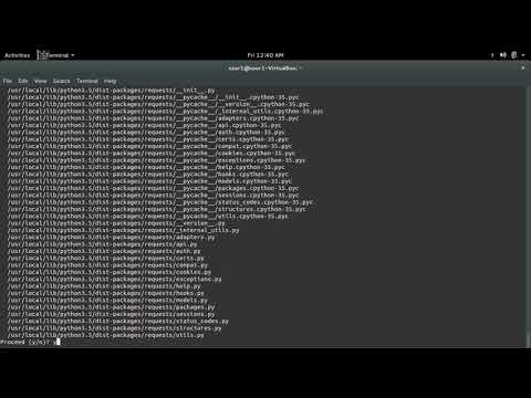 Python 3 3.6 How to download and install Packages and Modules with pip