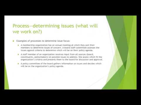 How to be an Effective Nonprofit Policy Advocate - NALCAB Webinar