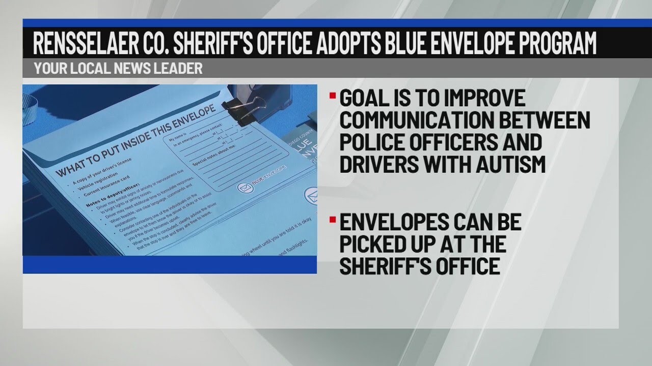 Rensselaer County Sheriff's Office adopts Blue Envelope program