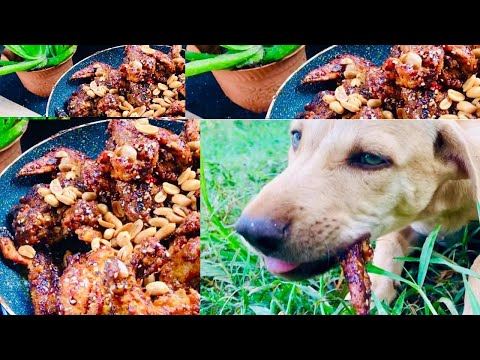 Korean Sweet Spicy fried Chicken -Annyeonghaseyo (์๋
ํ์ธ์)