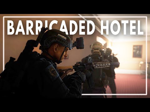 Allievating a Terrorist Siege at an ABANDONED HOTEL - Ready or Not Gameplay
