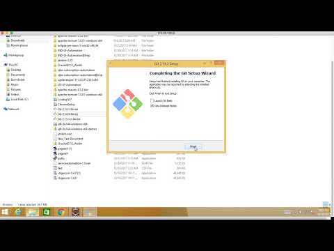 Installing git on windows