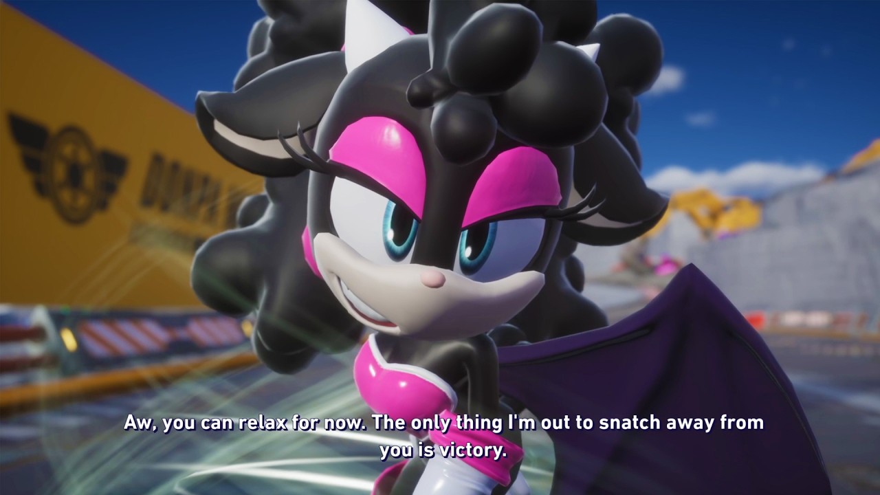 Lanolin the Sheep Black Version + Rouge Outfit in Sonic Racing Crossworlds Mod