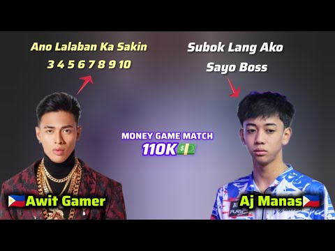 Aj Manas 🆚 Awit Gamer 3 4 5 6 7 8 9 10 Partida || 10ball race to 6 Hill hill match