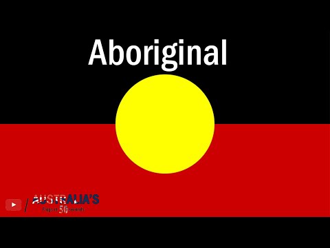 Aboriginal flag, an Australian national identity