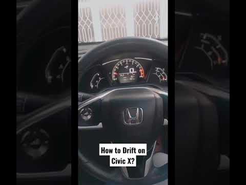 How to Drift on Civic X | Civic x drifiting | Pakistan #shorts
