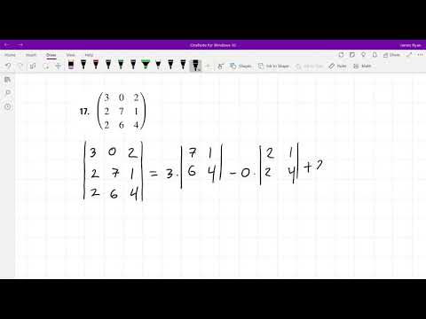 Cofactor Expansion