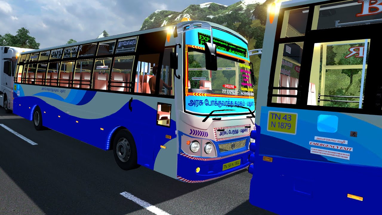 New TNSTC bus mod For 1.37 to 1.39 By BIJUMON 1.37,1.38,1.39 - ETS 2
