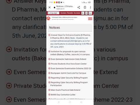 how to download datesheet of BA,BSc,BCom CSJM University full process #datesheet2023 #examdate2023