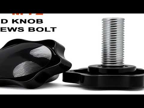 M4 M5 M6 M8 M10 M12 Carbon Steel Hand Knob Screws Bolt Plastic Star Shape Head Thread Clamping Thumb