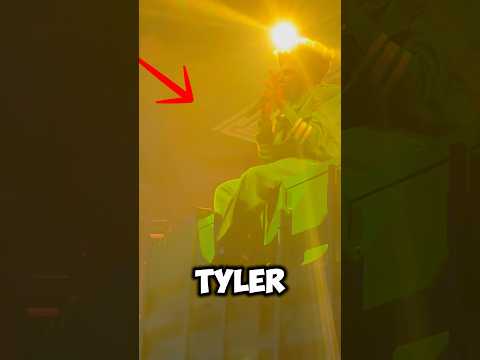 Tyler the Creator did THIS on tour😱