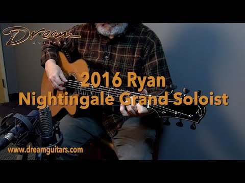 2016 Ryan Nightingale Grand Soloist, Indian Rosewood/Cedar | Reverb