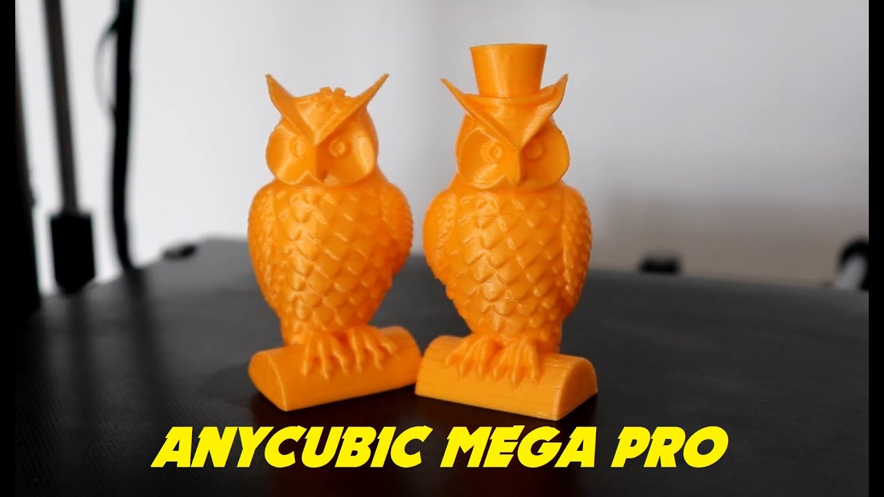 ANYCUBIC MEGA PRO TEST - BED LEVELING - FILAMENT LOADING