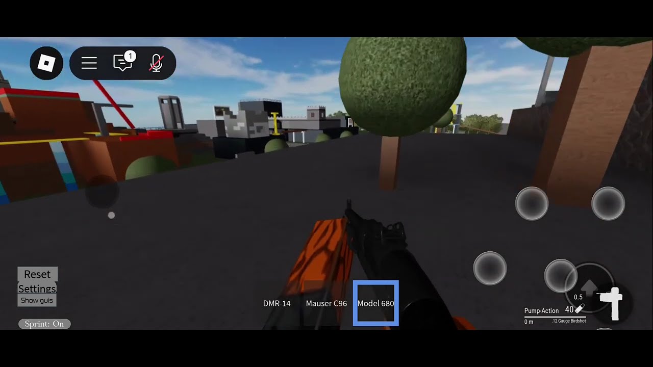 Check this game out gun test pvp on roblox