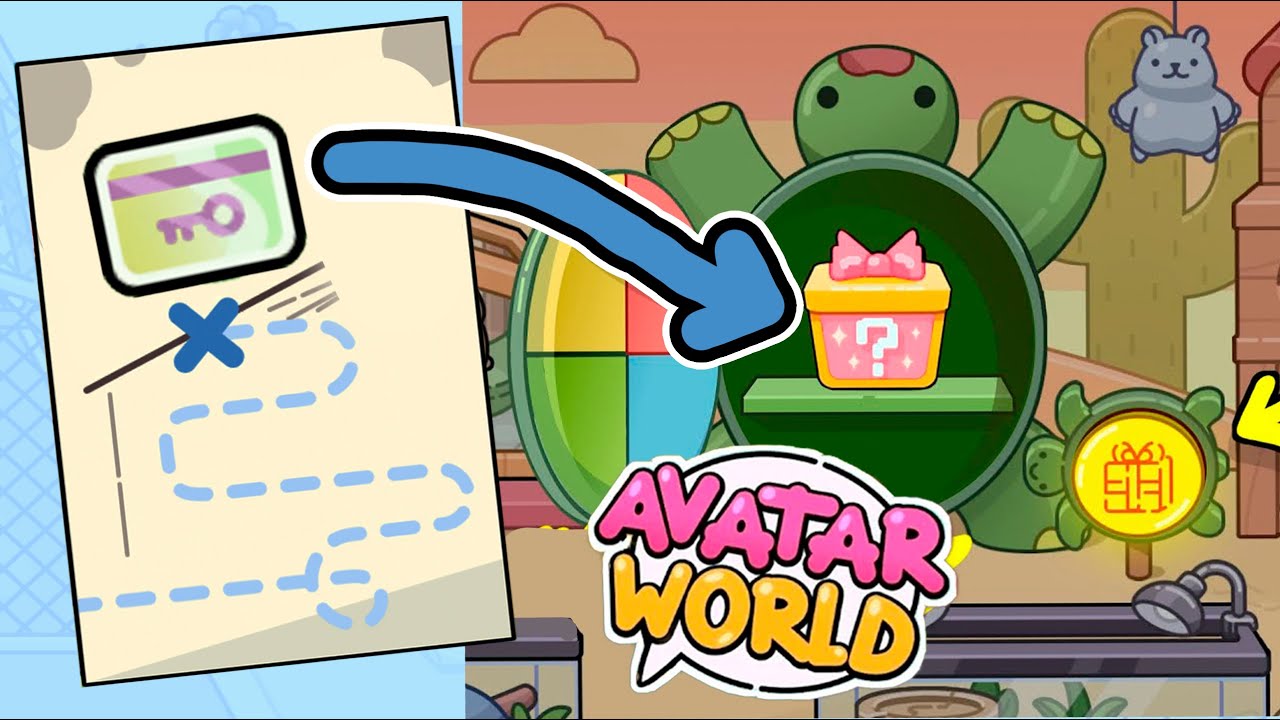 NEW SECRET!! all 10 keys in avatar world pazu