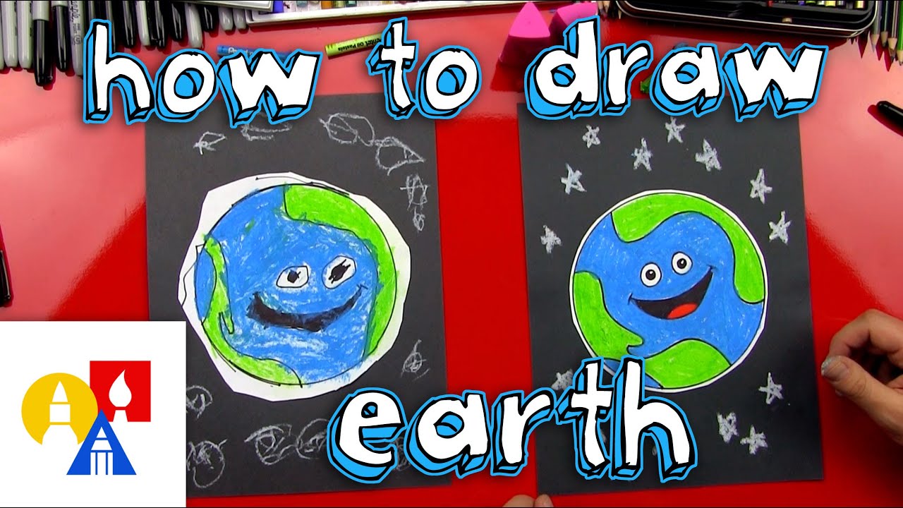 How To Draw Earth (for young artists)