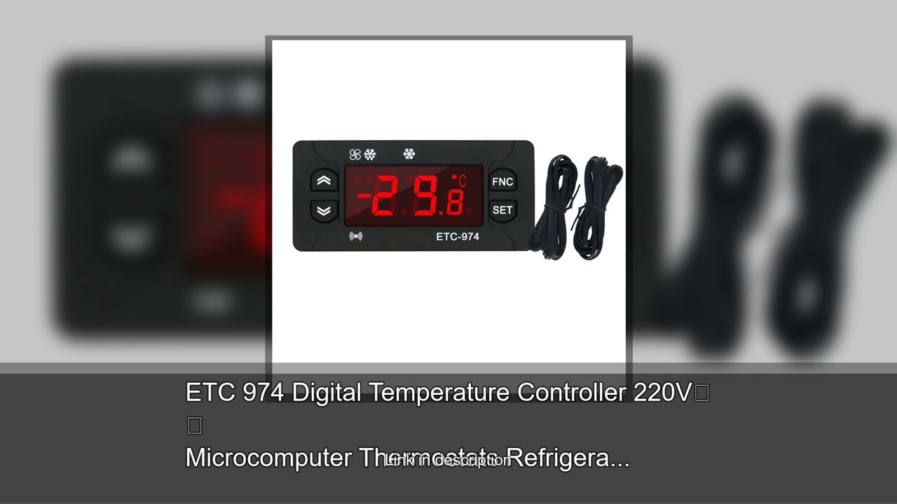 ETC 974 Digital Temperature Controller 220V Microcomputer Thermostats Refrigerator Thermoregula