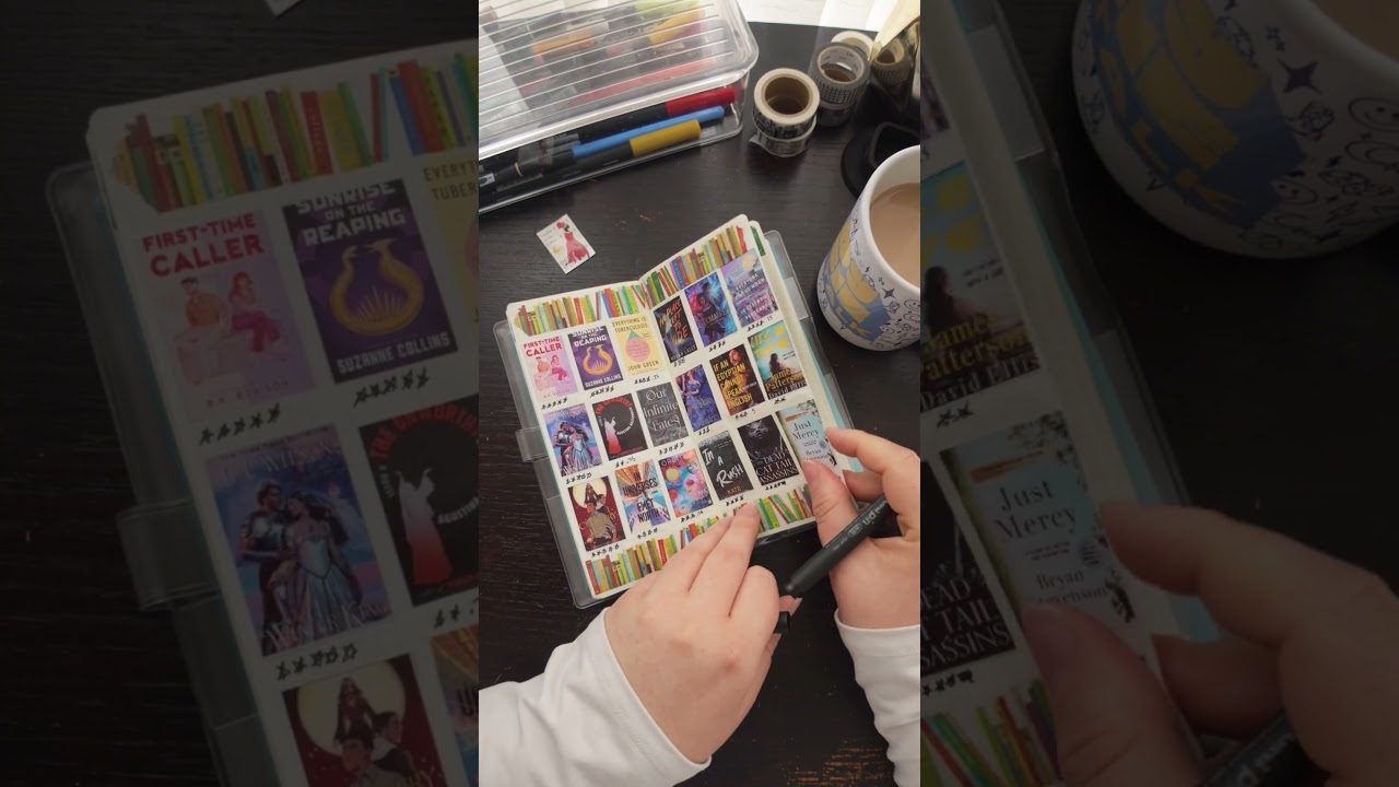More books! Updating my reading journal #hobonichi #booktube #hpsprocket #bookreview #readingupdate
