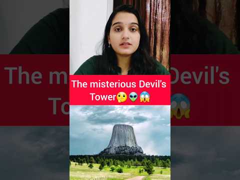 The misterious Devil's tower|America |Wyoming |Mars 😱