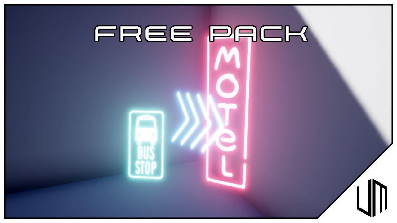 FREE Cyberpunk NEON SIGNS Pack