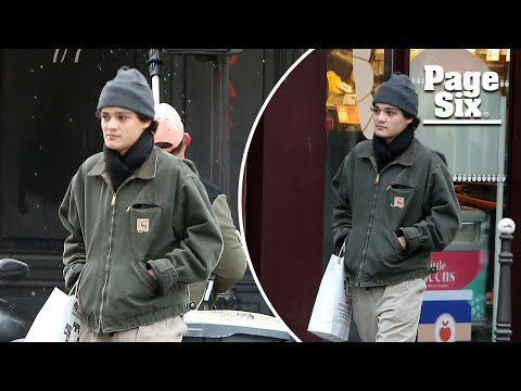 Johnny Depp’s look-alike son Jack, 22, spotted out in Paris in rare sightings over the holidays