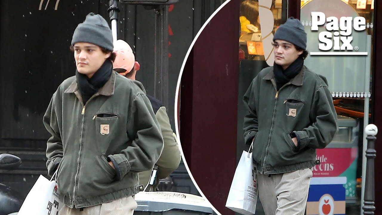 Johnny Depp’s look-alike son Jack, 22, spotted out in Paris in rare sightings over the holidays