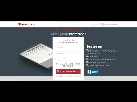 IdentityIQ | 3 Bureau Monitoring & Alerts, Try it for $1| IdentityIQ