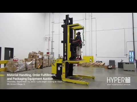 Hyster R30XMA3 3,000lb capacity electric power order picker, 36v, 272 ...