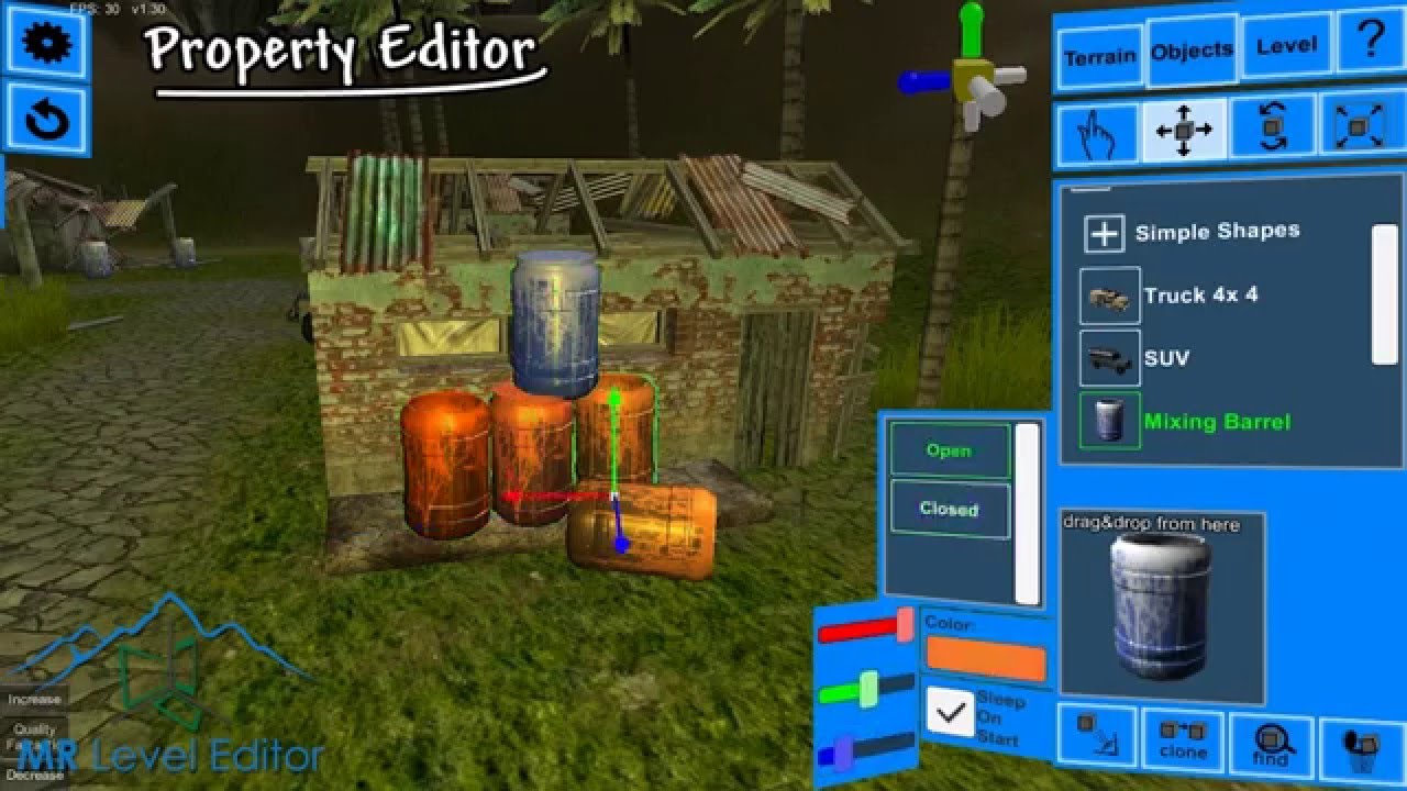 Multiplatform Runtime Level Editor - Unity Asset Store