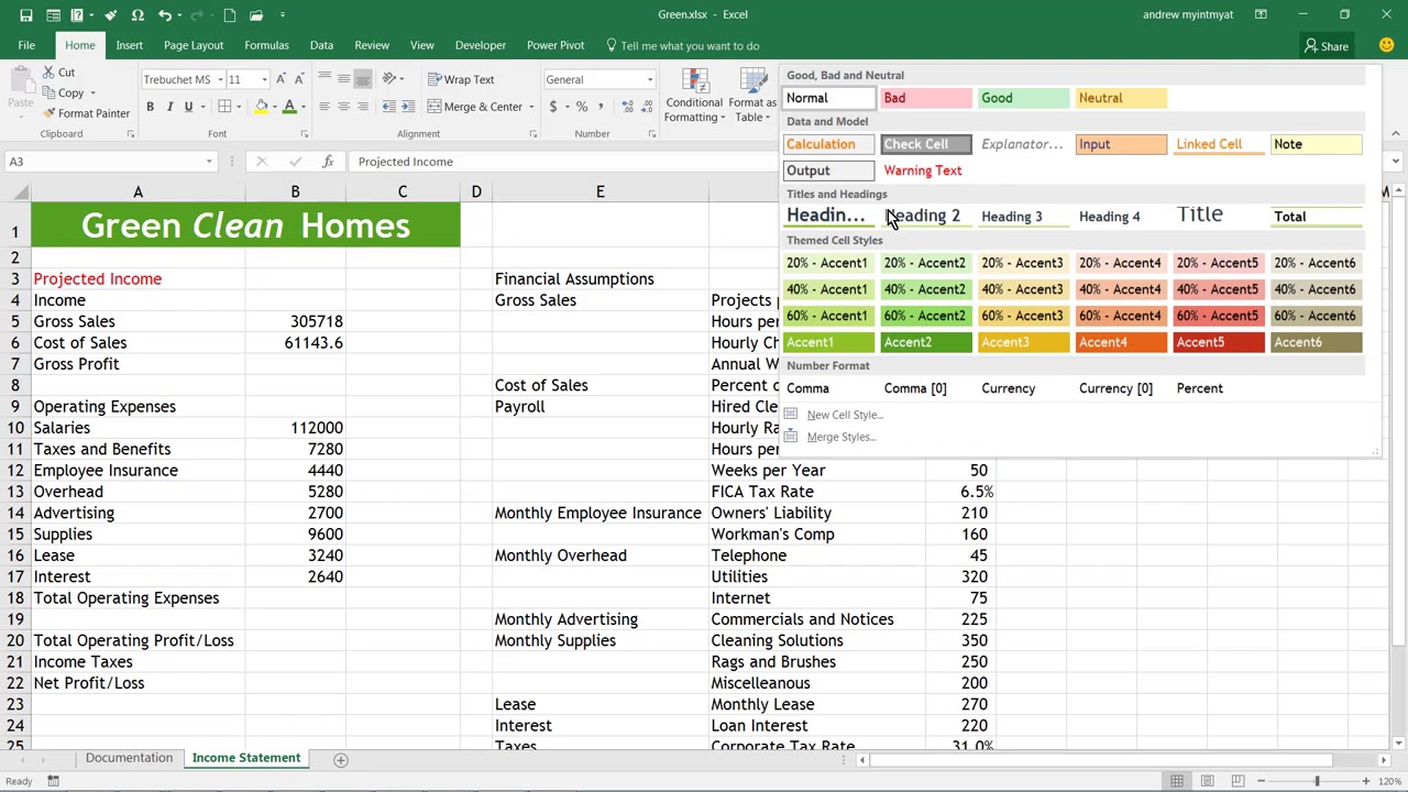 Microsoft Excel 36 Case Problem 1