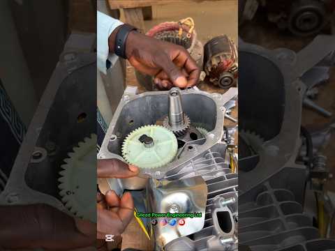 coupling a brand new 2900 half engine with a 2700 generator coil #smallengines #rewinding #trending