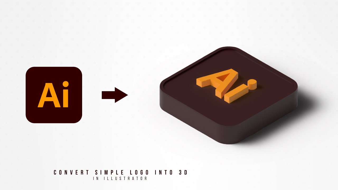 Convert Flat Icons Into 3D Icons | Adobe Illustrator | 3D Art