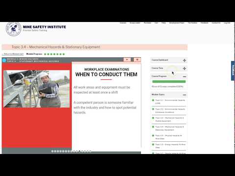 Workplace Exam Standards Update - MSHA Safety Training - Part46 New Miner Training Videos