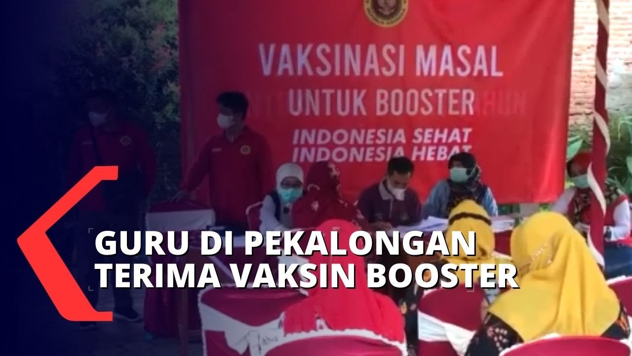 BIN Gelar Vaksinasi Booster di Pekalongan, Guru dan Tenaga Pendidik Jadi Sasaran Pertama