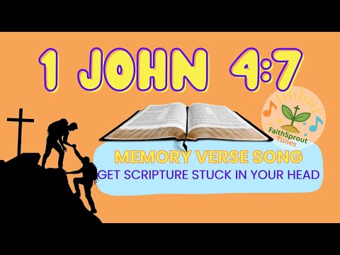 1 John 4:7 | Love Comes From God - Scripture Memory Song for Kids