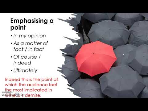How to use discourse markers