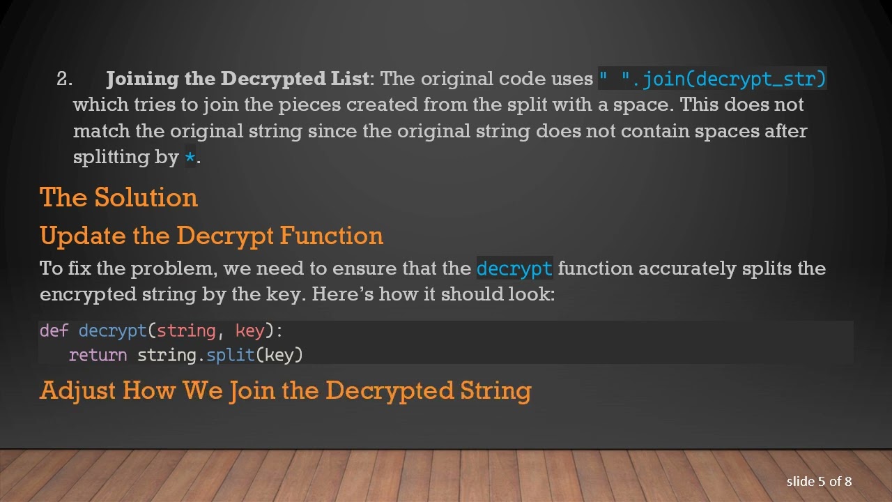 Understanding Encryption in Python: How to Fix Your Decryption Output
