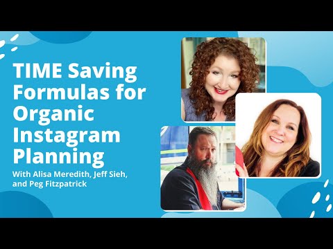 TIME Saving Formulas for Organic Instagram Planning