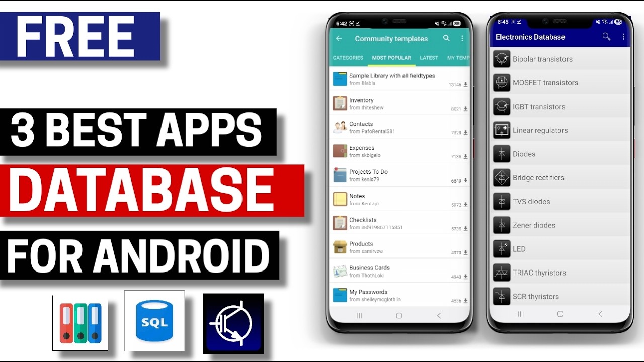 3 Best Free Database Apps for Android 2026