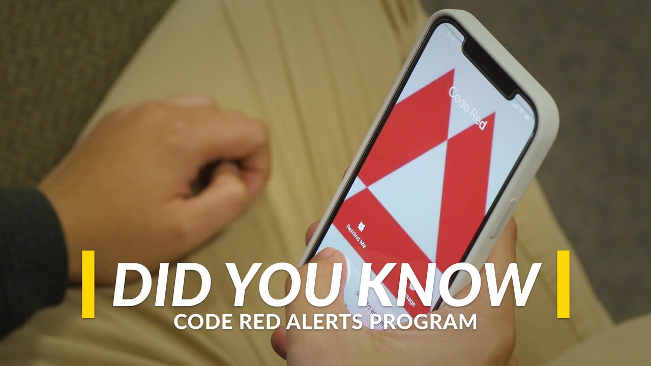 Did You Know: Code Red Alerts Program