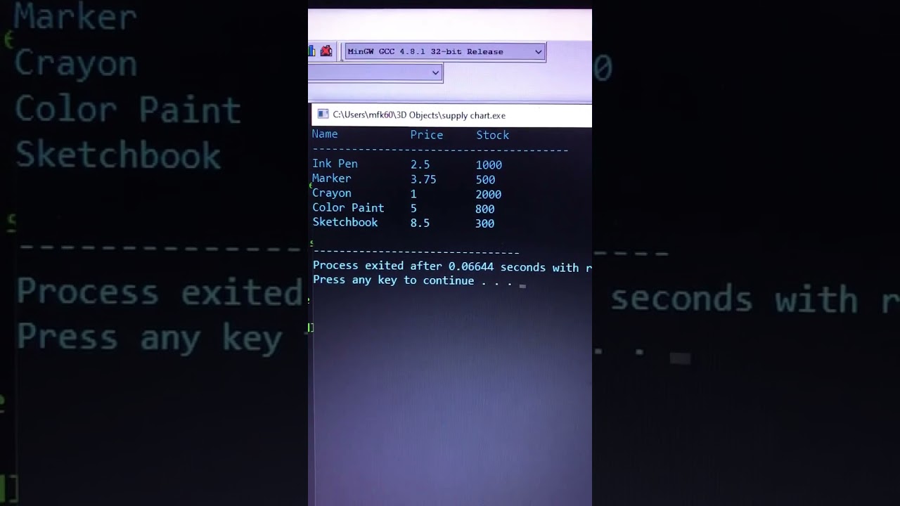 stationary stock c++ #code #codemasters #coding #cpp #coderstokyo #codinglife #codingninja #coders