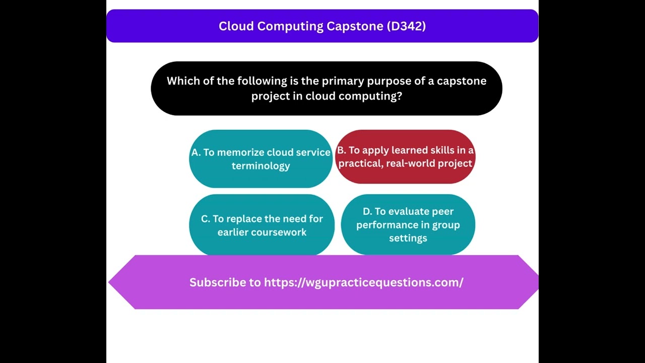 Cloud Computing Capstone D342